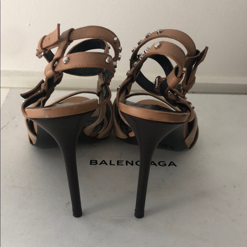 Balenciaga Heels, Suede Tan, Worn To Them. - Gem